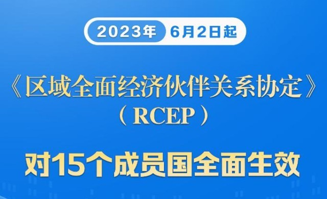 RCEP对15个成员国全面生效 - 中外抱团网